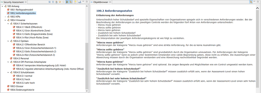 VDA ISA: Information Security Assessment 4.1.1 - verinice 1.18 ...
